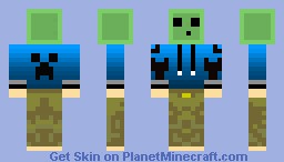 Slime-Man Minecraft Skin