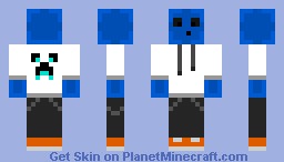 Blue slime Minecraft Skin