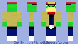 Slippy Toad (looks better view) Minecraft Skin