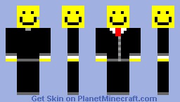 Smiley Buisness Minecraft Skin