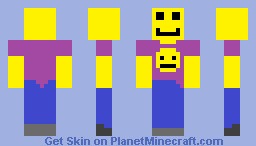 Smiley Man Minecraft Skin