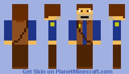 Blue TF2 Sniper Minecraft Skin