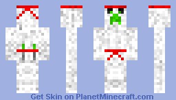 Snow Ninja Creeper Minecraft Skin