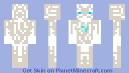 Snow enderman Minecraft Skin