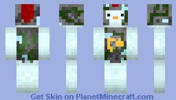 Lost snowman warrior Minecraft Skin