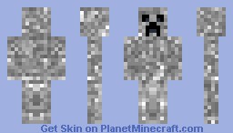 Snowy Creeper Minecraft Skin