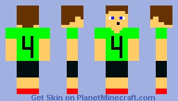 Soccer Player Minecraft Skin