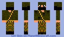 Green Fighter! Minecraft Skin