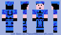 Soldier - Blue Minecraft Skin
