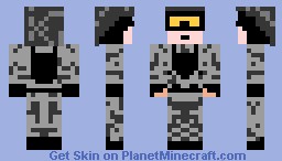 Soldier Grey Minecraft Skin