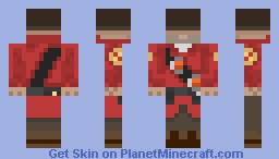 Red Soldier Tf2 Minecraft Skin