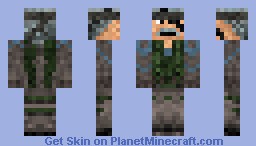 Solid Snake (the old one) Minecraft Skin