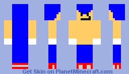 Sonic the Hedgehog Minecraft Skin