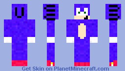 Sonic Minecraft Skin