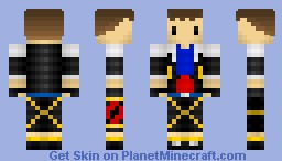Sora (Kingdom Hearts) Minecraft Skin