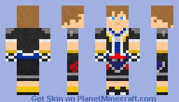 Sora (Kingdom Hearts 2) Minecraft Skin