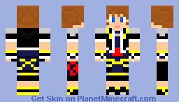 Sora|skin kingdom hearts Minecraft Skin