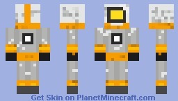 Spaceman (Gold) (From Spacemen Series) Minecraft Skin