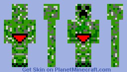 Speedo creeper Minecraft Skin