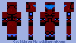 Red Spartan Minecraft Skin