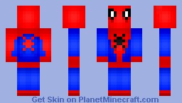 SpiderMan Minecraft Skin