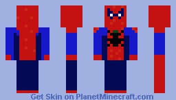 Spider man Minecraft Skin