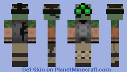 Tactical Steve (splinter cell) Minecraft Skin