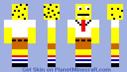SpongeBob SquarePants Minecraft Skin