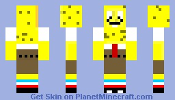 Sponge Bob Minecraft Skin