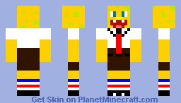 SpongeBob SquarePants Minecraft Skin
