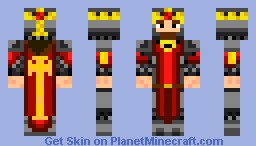 The Red King Minecraft Skin