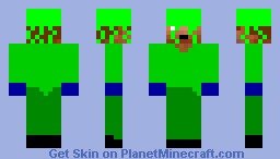 Squid Man Minecraft Skin
