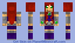 Starfire From Teen Titans Minecraft Skin