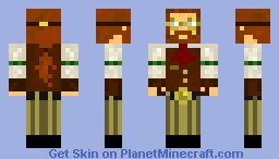 Steampunk Inventor Minecraft Skin