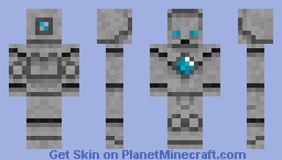 Steel Human ( Mask Down ) Minecraft Skin