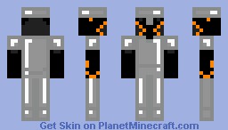Steel volcano warrior Minecraft Skin