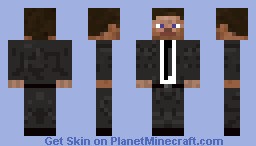 Steve in a suit Minecraft Skin
