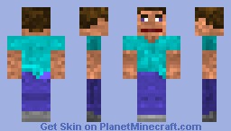 New Steve, moving eyes! Minecraft Skin