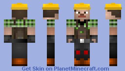 Builder Steve Minecraft Skin