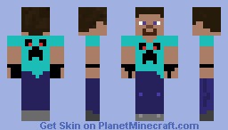 Stylish Steve Minecraft Skin