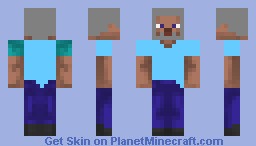 Old Steve Minecraft Skin
