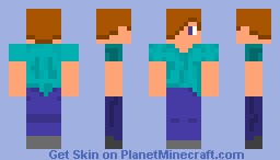 Emo Steve Minecraft Skin