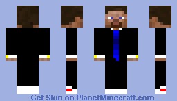 Steve in suit Minecraft Skin