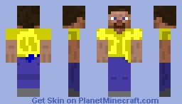 Steve - Yellow Minecraft Skin