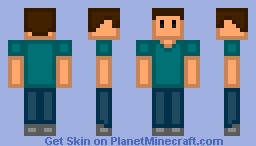 8x8 Steve Minecraft Skin