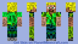 Dirty Blonde Steve Minecraft Skin
