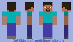 Smooth Steve Minecraft Skin