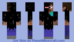 Ender steve Minecraft Skin