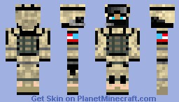 american Soldier Minecraft Skin