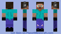 Steve modern time Minecraft Skin
